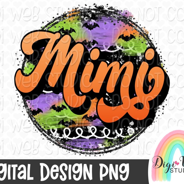 Mimi Halloween Png - Etsy