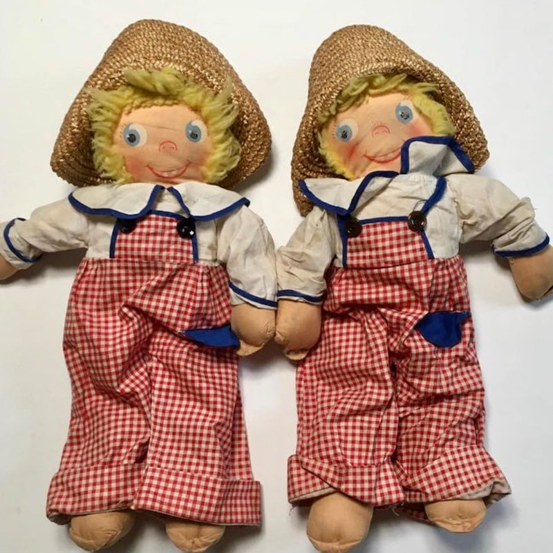 Vintage Rag Doll - Etsy