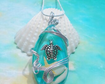 Sea Life Necklace - Etsy