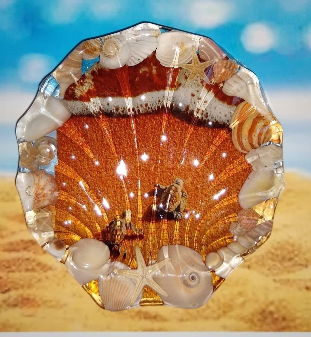 Baby Sea Turtles Seashell Soap Dish Marine Life Art Ocean - Etsy
