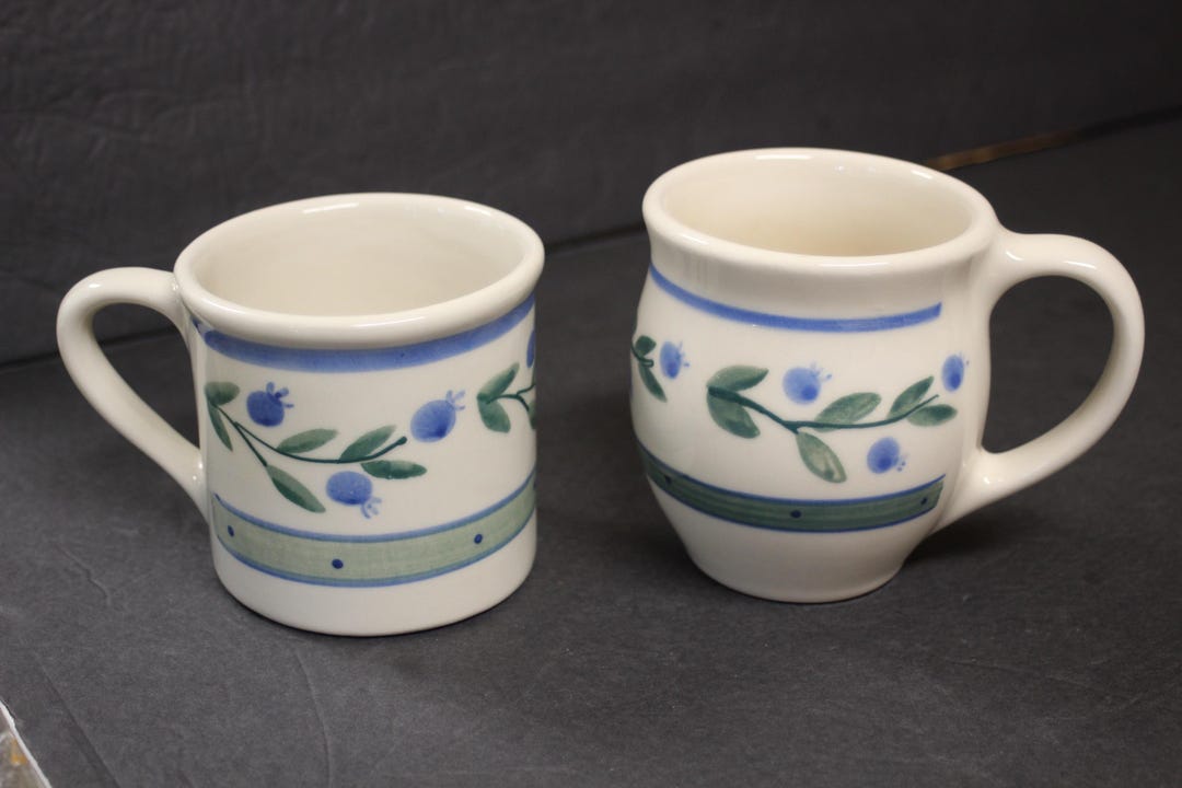Hartstone Pottery STONEWARE MUGS 12oz USA Vintage 1982. Set of 2 - Etsy