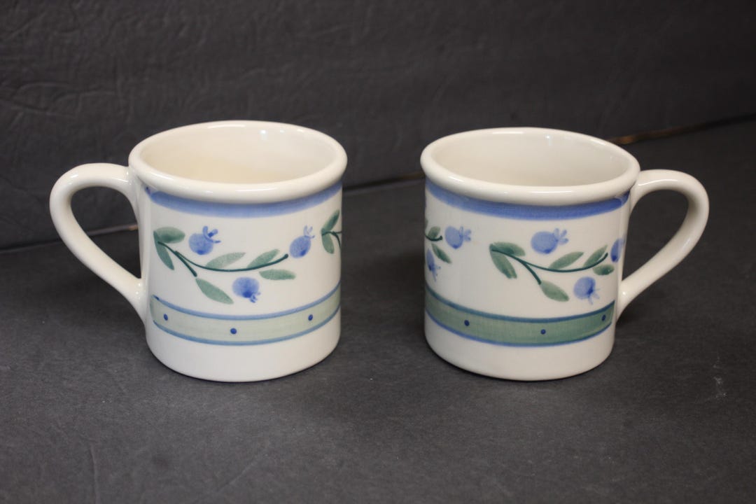 Hartstone Pottery STONEWARE MUGS 12oz USA Vintage 1982. Set of 2 - Etsy