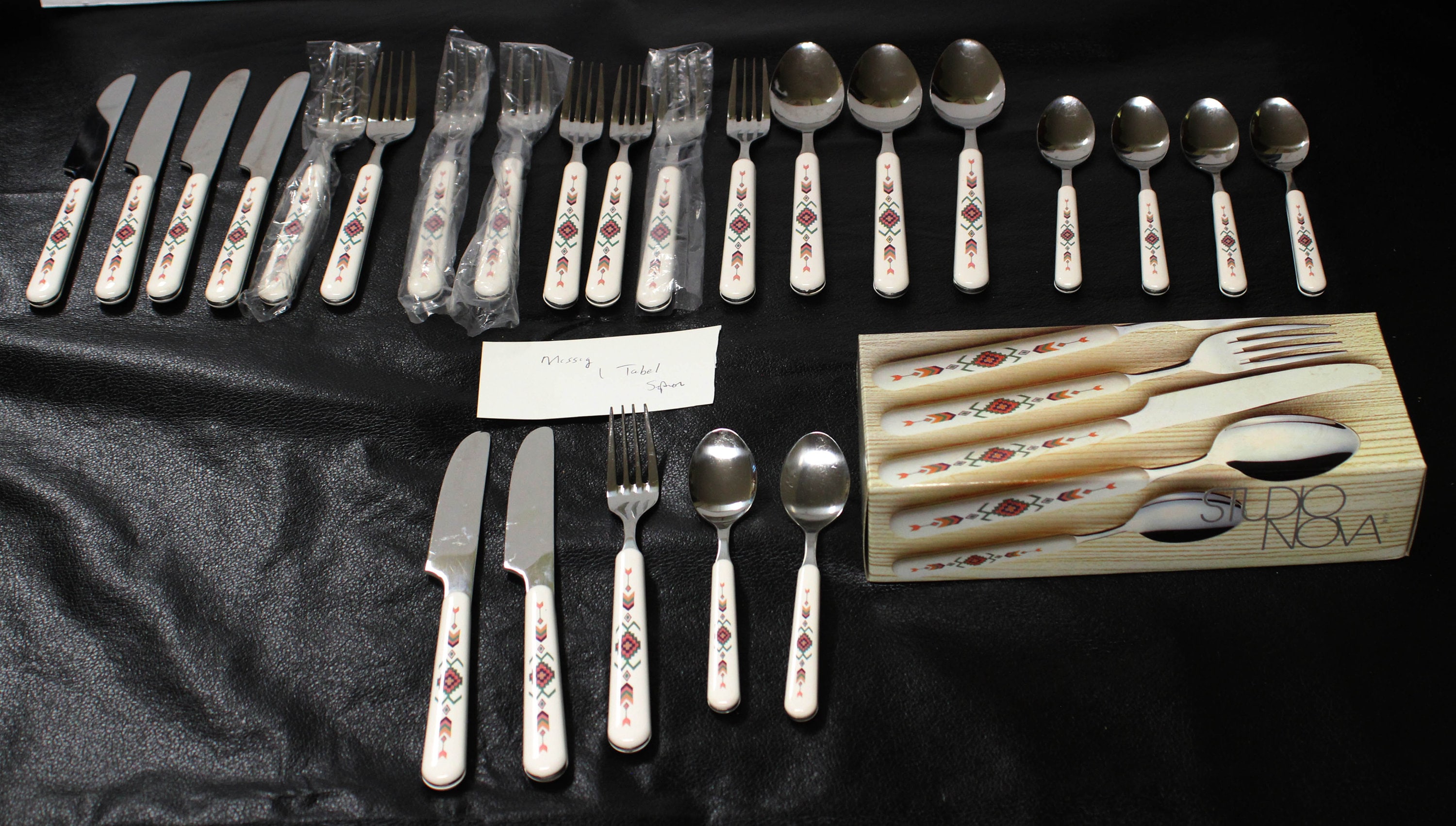 Studio Nova Adirondack Flatware 19 Piece Set G2201/920 - Etsy