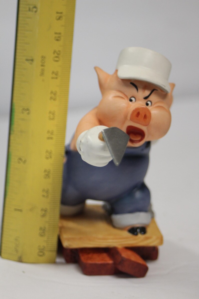 Walt Disney Classic Collection Practical Pig Three Little Pigs Figurine ...