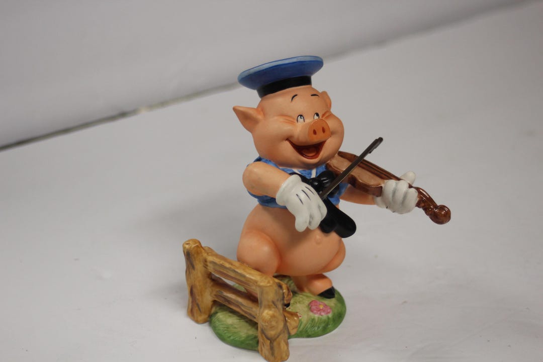 Walt Disney Classics Collection WDCC Three Little Pigs Fiddler Pig Hey ...