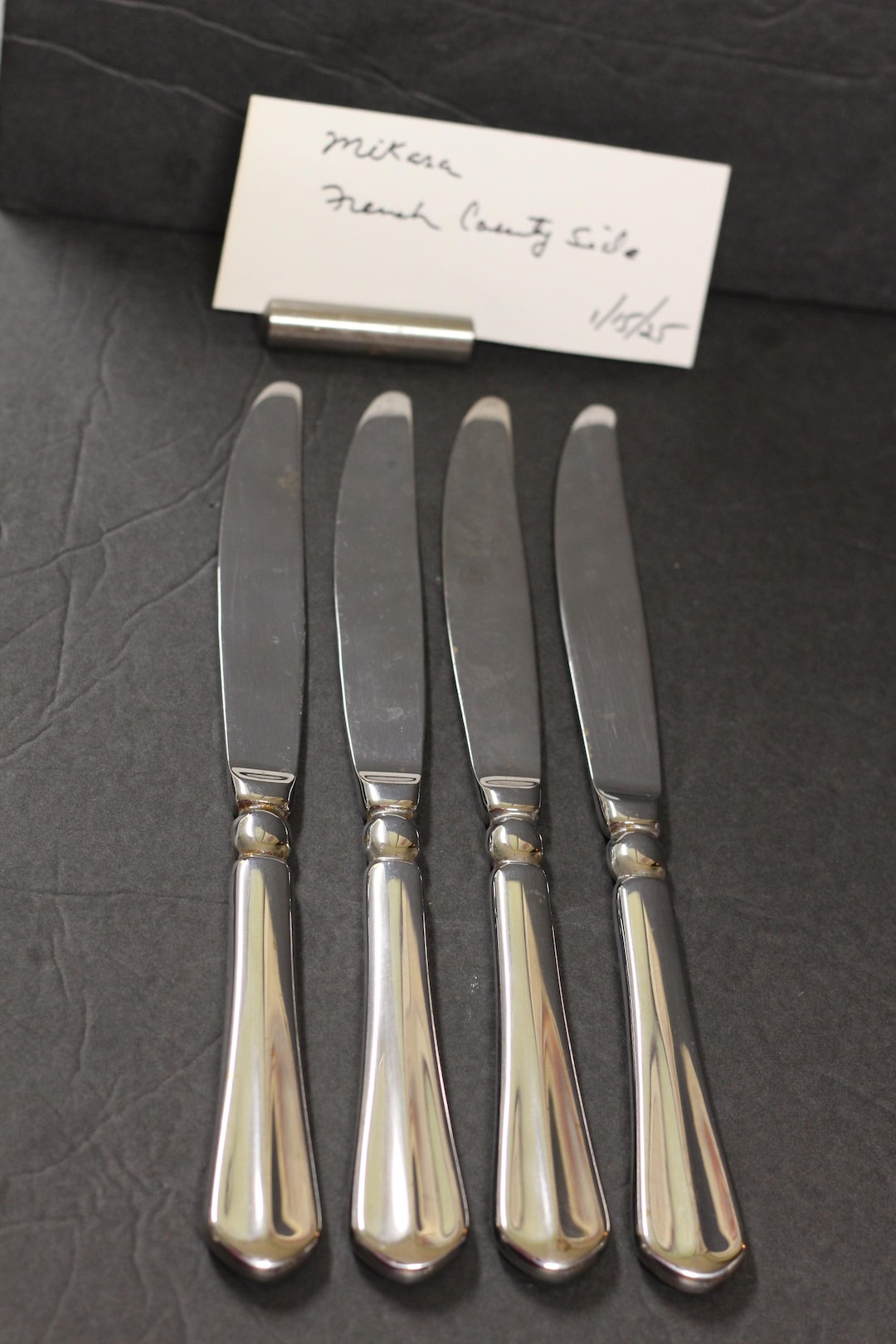 4 Dinner Knives Mikasa French Countryside Stainless Flatware Korea - Etsy