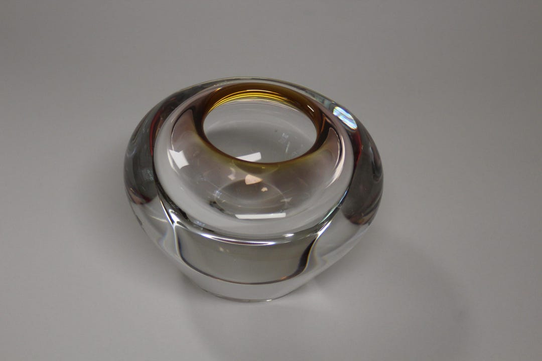 Waterford Crystal Evolution Amber/clearbeautiful and Marked. - Etsy