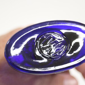 Vintage Pair of Mosser Glass Cobalt Blue Pony Trojan Horse - Etsy