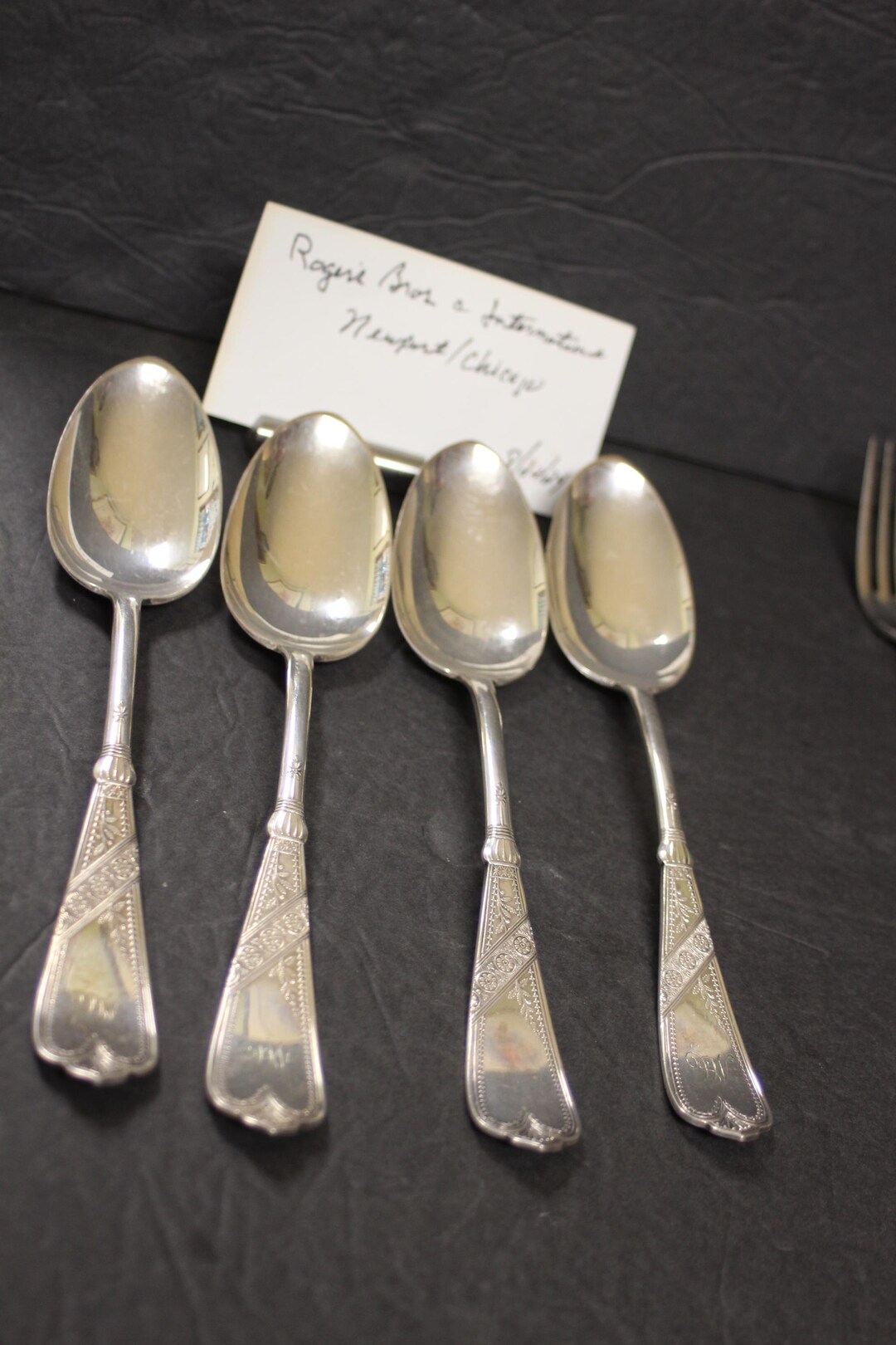 Newport Chicago 1879 Rogers Bros A1 Silver Plated 4 Soup Spoons ...