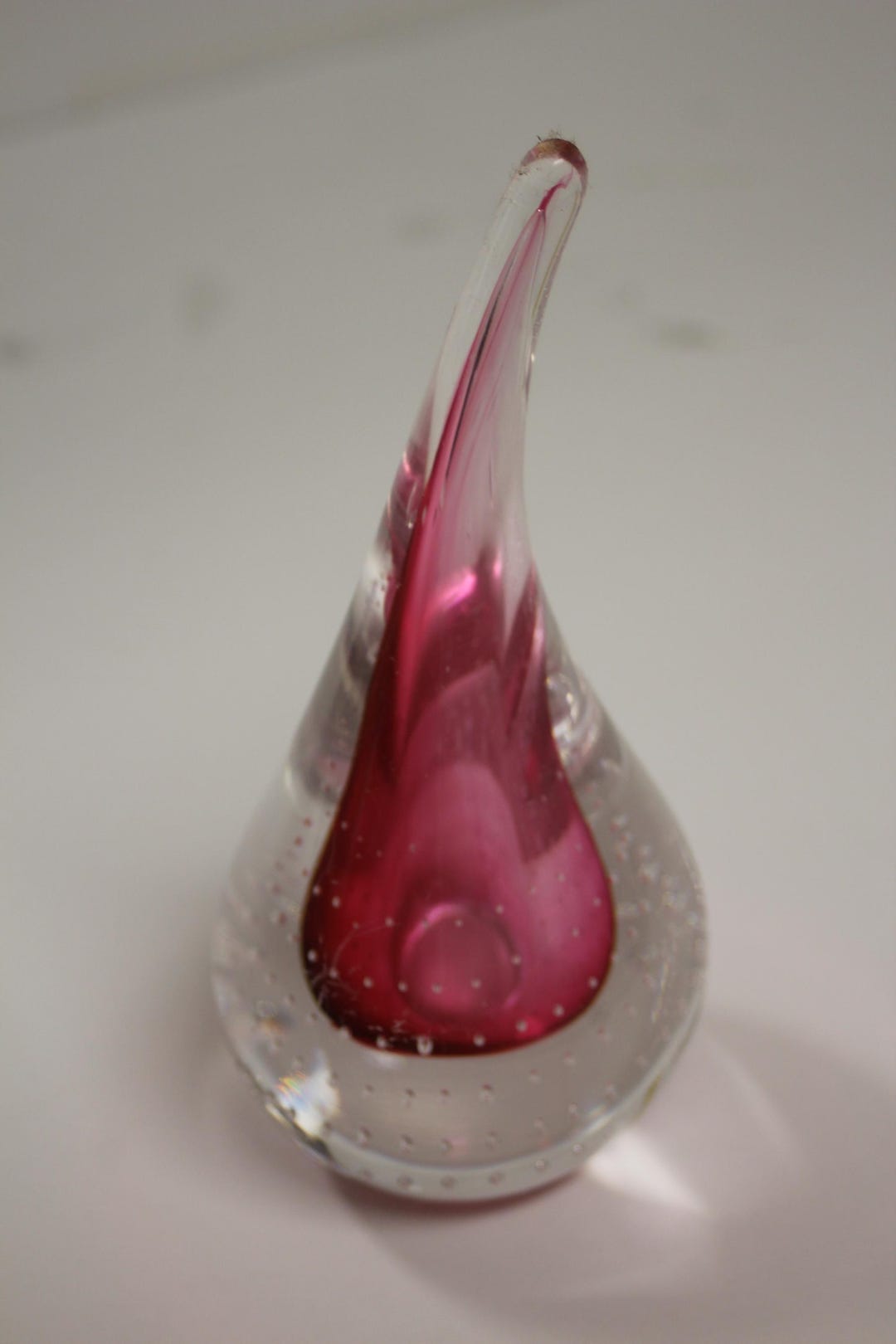 Signed Adam Jablonski Hand Made Art Glass Tear Drop Paperweight B - Etsy