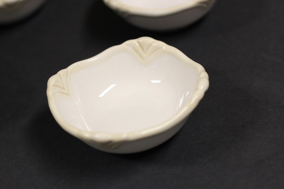 Princess House Pavillion Set of 4 Ceramic 3" Nesting Bowl / Nut Dish - Etsy