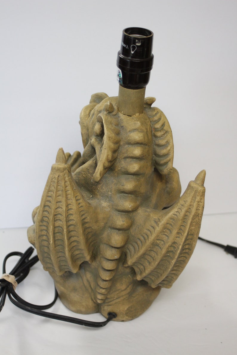 HTF Toscano Designs Gargoyle Table Lamp - Etsy