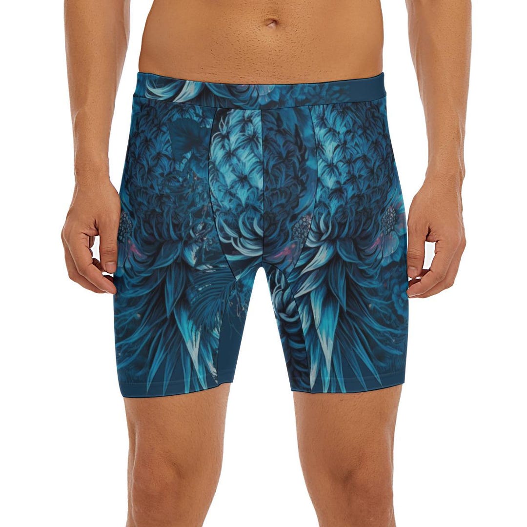 Upside Down Pineapple Men's Long Boxer Briefs - Etsy