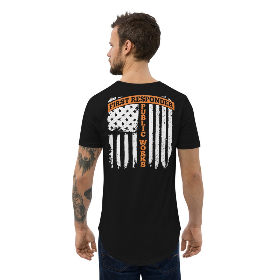 Public Works First Responder Distressed Flag - Etsy