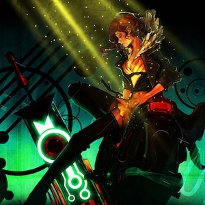 Art Print Metal Canvas Transistor Red Video Game Woman Girl - Etsy