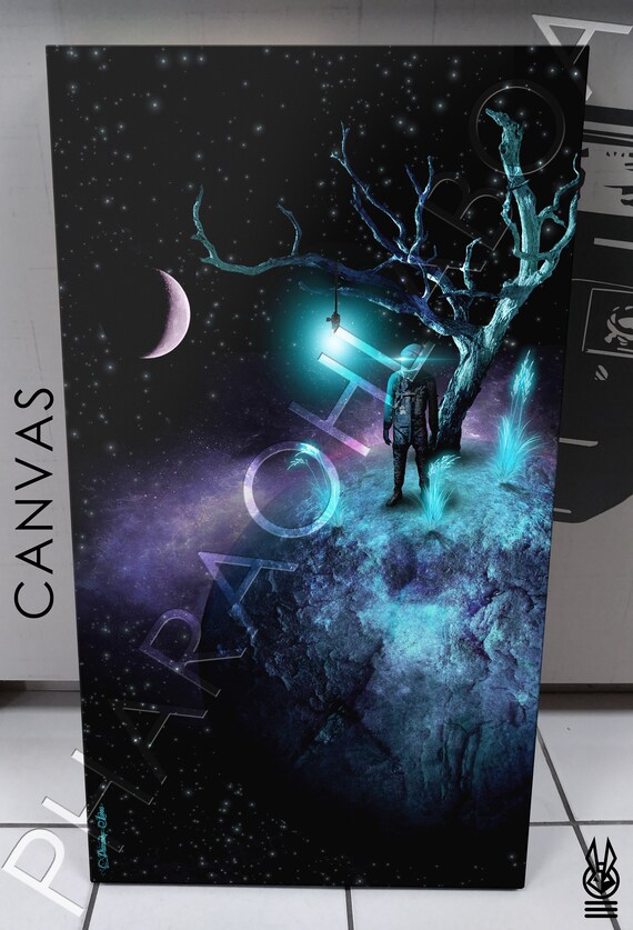 Prints Art & Collectibles Digital Prints Art Print Metal Canvas Sci Fi ...