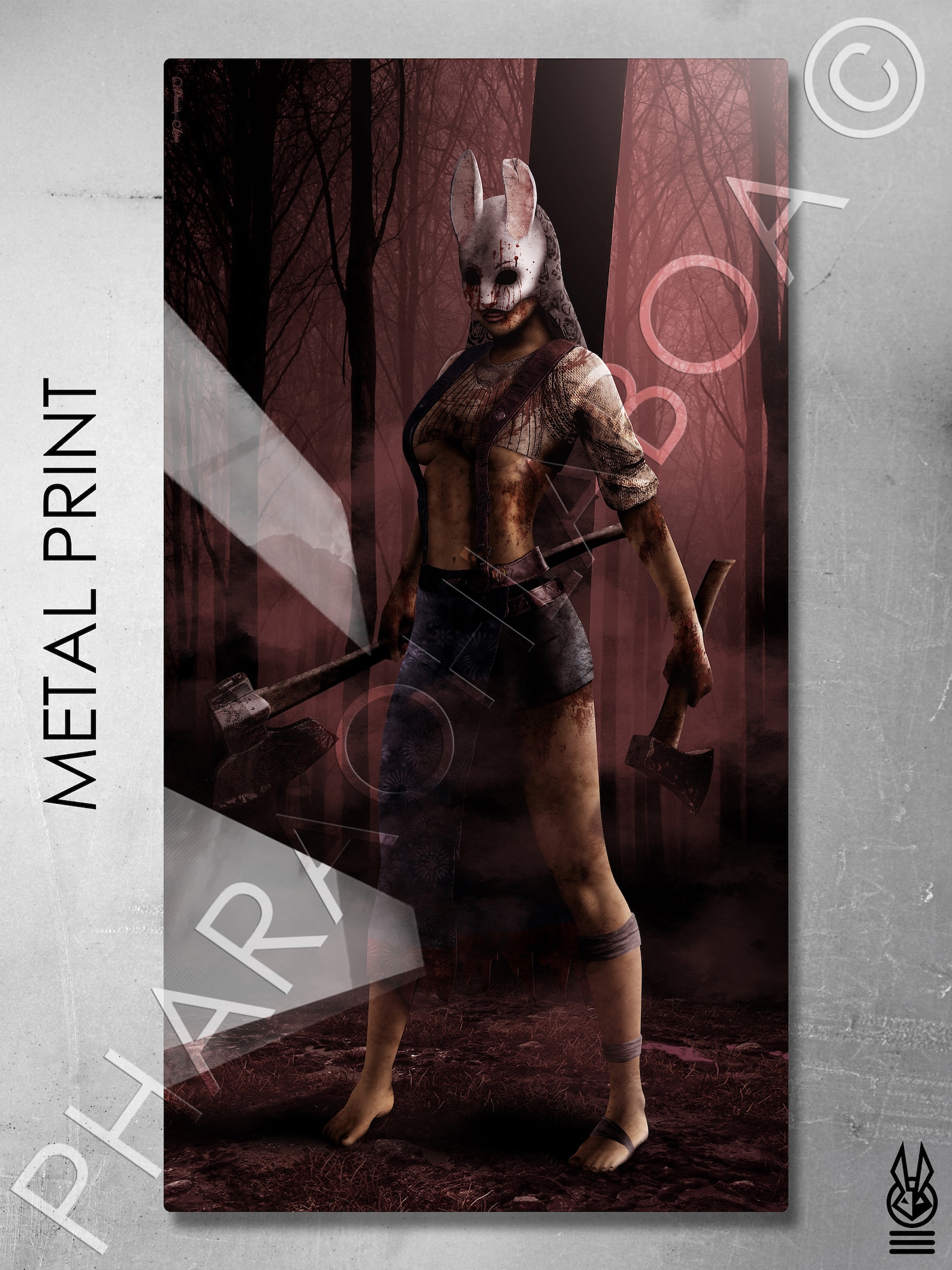 Art Print Metal Canvas The Huntress Anna Dead By Daylight | Etsy