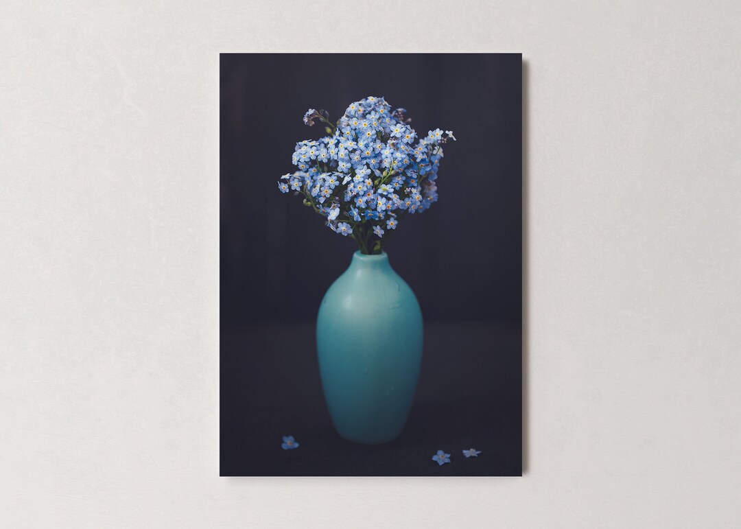 Postcard Forget-me-nots, Flowers, Photo Postcard, Greeting Card, Gift ...