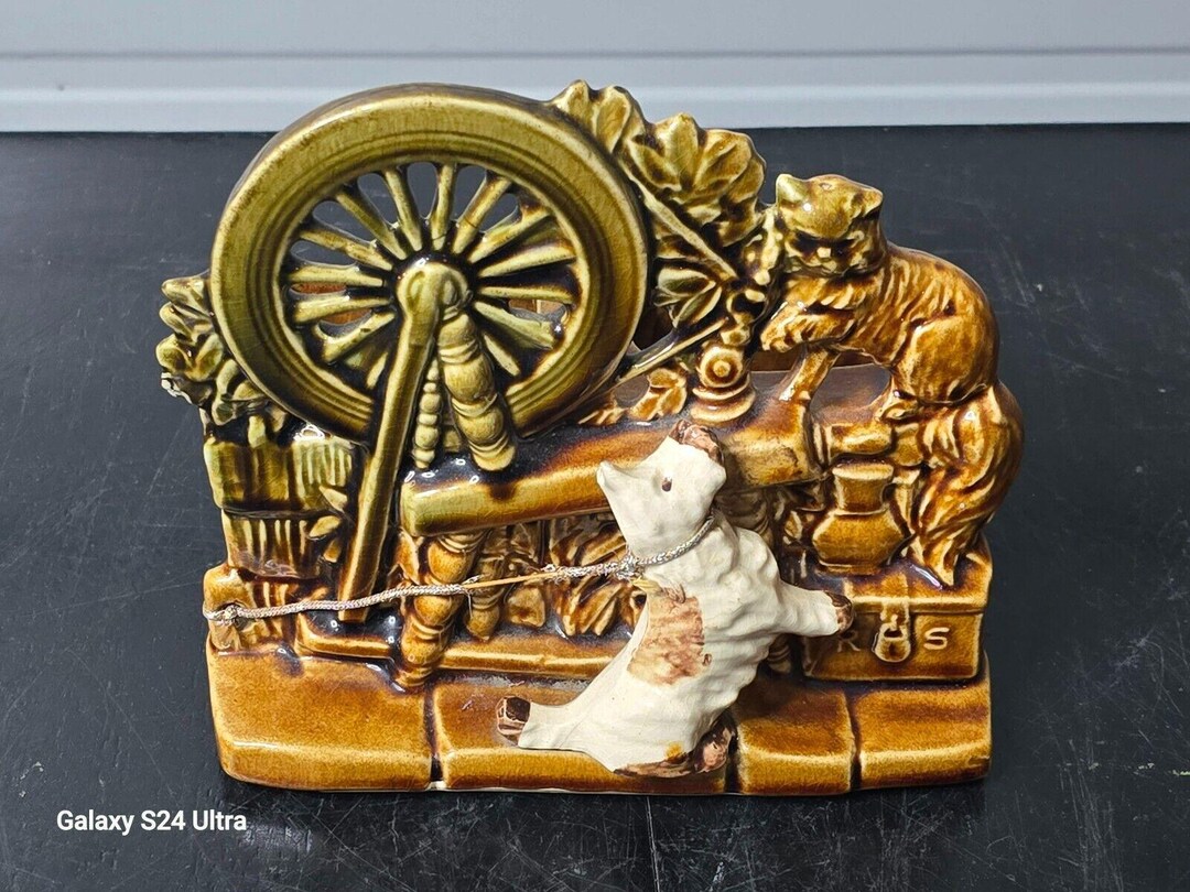 Vintage Mccoy USA Scottie Terrier Dog 7" Ceramic Planter - Etsy