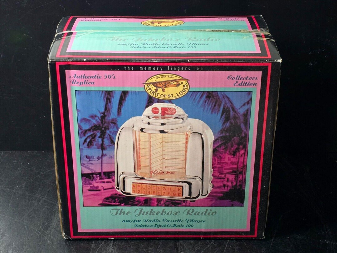 Spirit of St Louis Select O Matic 100 Jukebox Radio AM/FM Cassette - Etsy