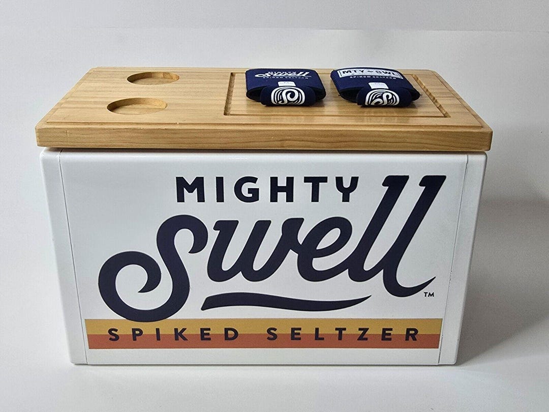 Mighty Swell Spiked Seltzer Cooler W 2 Koozies 19" X 12" NEW - Etsy