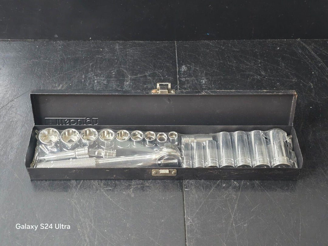 Pittsburgh Steel 20 Piece Socket Set 3/8 Drive SAE BRAND NEW - Etsy