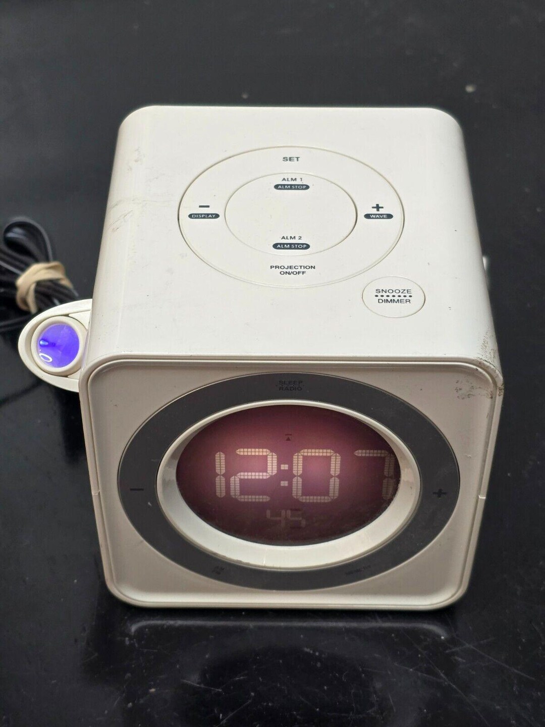 Vintage Skyscan Projection Atomic Clock Cube Radio 31402 - Etsy