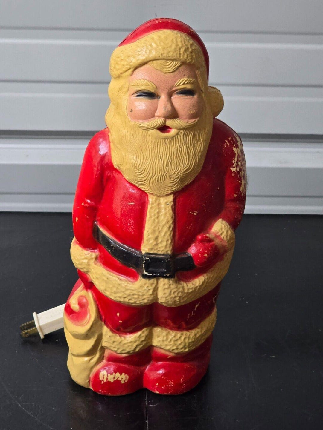 Vintage Union Products 13" Hard Plastic Santa Claus Blow Mold - Etsy