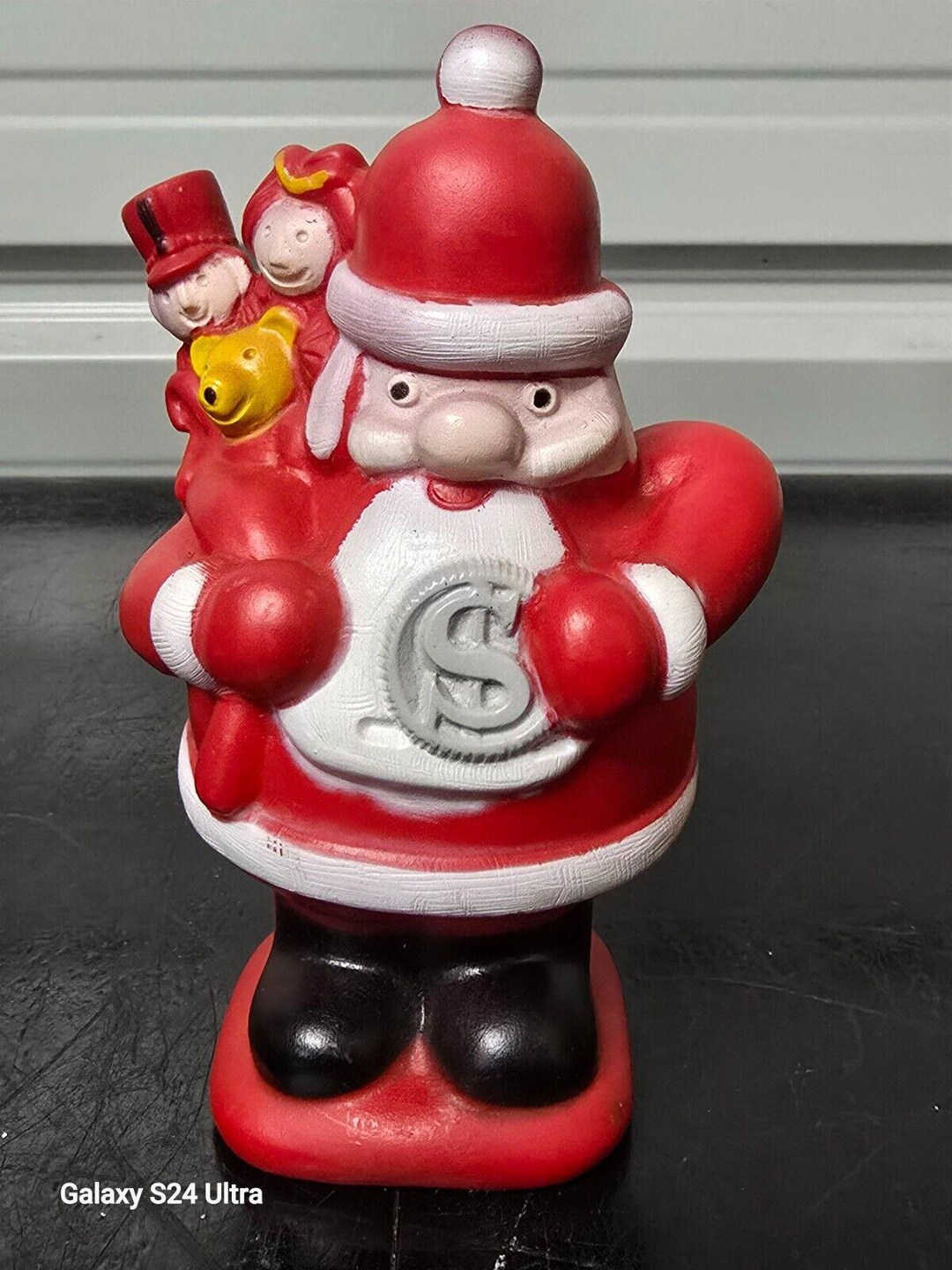 Vintage 1972 Christmas Club Santa Claus Rubber Bank NEVER USED - Etsy