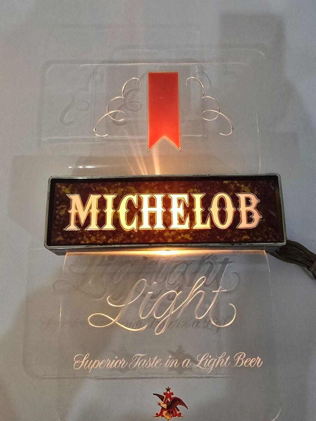 Vintage Michelob Beer Lighted Beer Sign 18" X 12" - Etsy UK