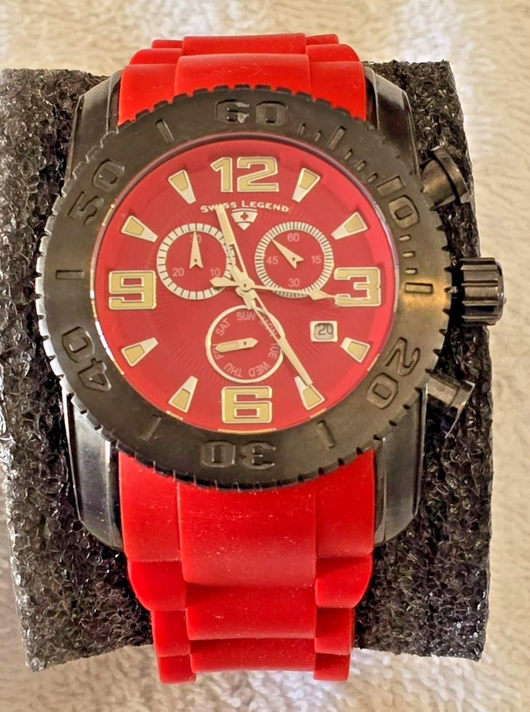 Swiss Legend Commander 3J Chronograph Quartz Watch - Etsy