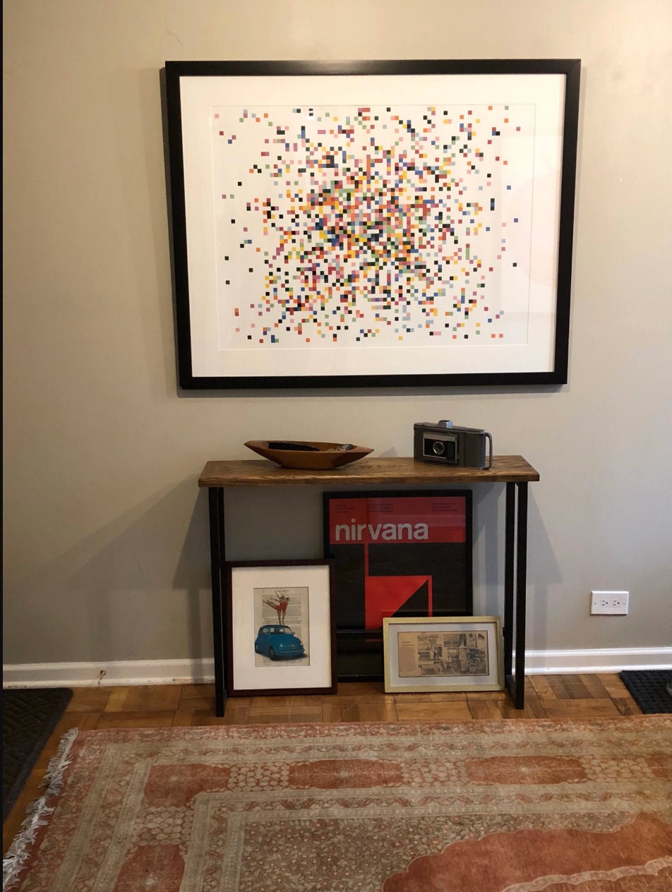 Math Art Digital Print spectrum Colors Arranged by Chance III V2.0 - Etsy