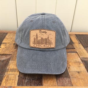 Personalized Chicago Hat, Chicago Cap, Bachelorette Party, Chicago Gift ...