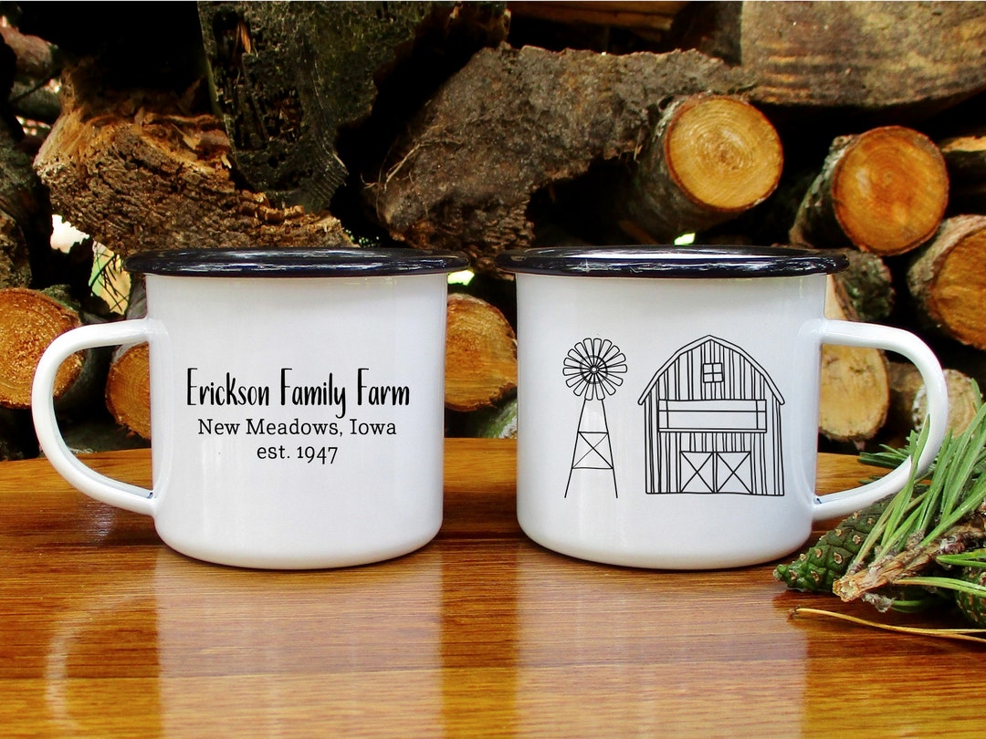 Farm Mug, Farmer Mug, Barn Mug, Country Mug, Country Kitchen Decor ...