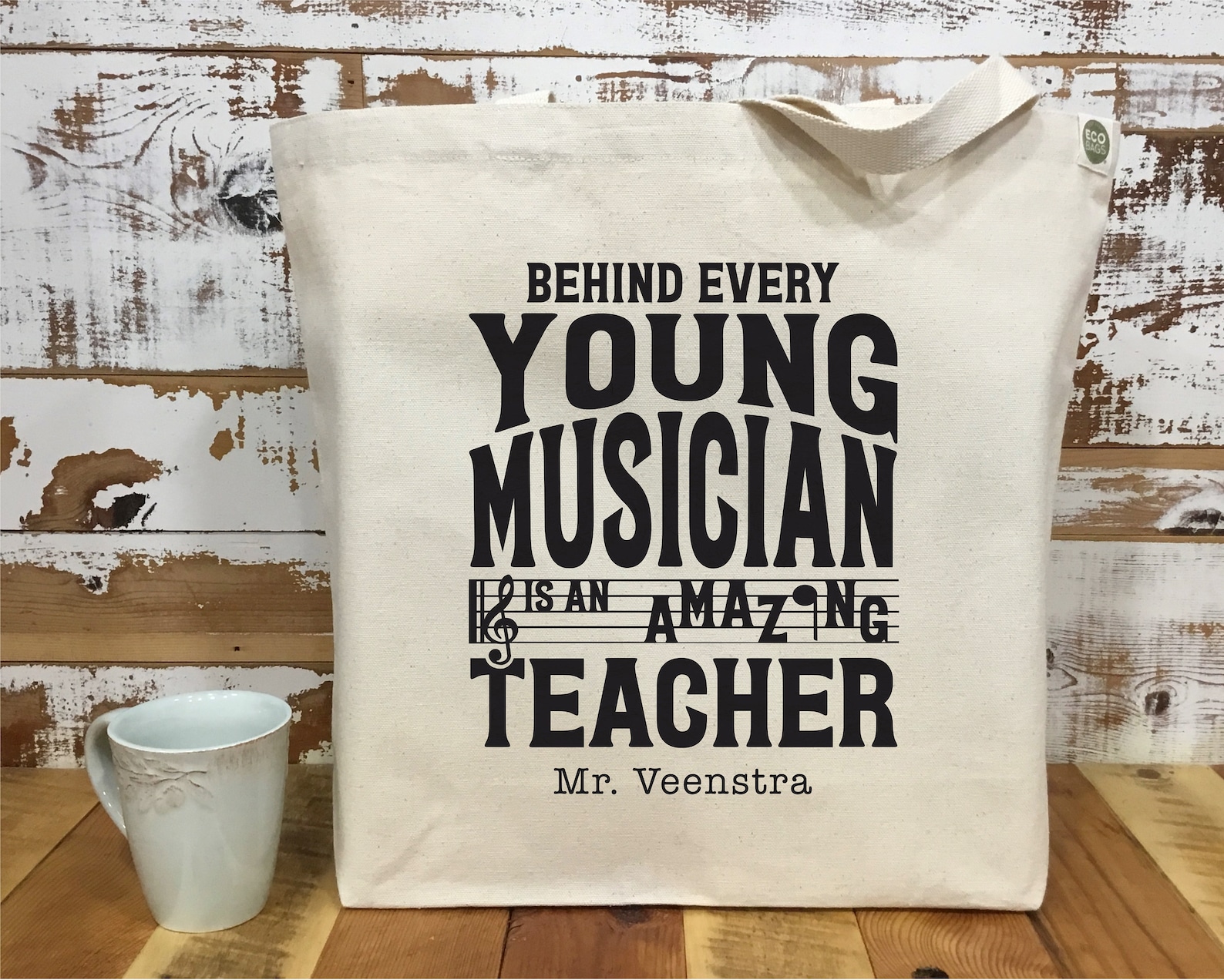 Music Teacher Tote Music Teacher Gift Teacher Appreciation - Etsy