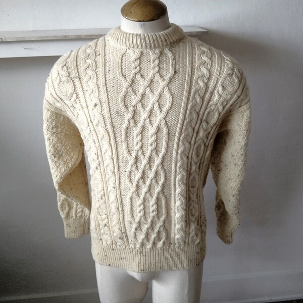 Irish Wool Sweater - Etsy