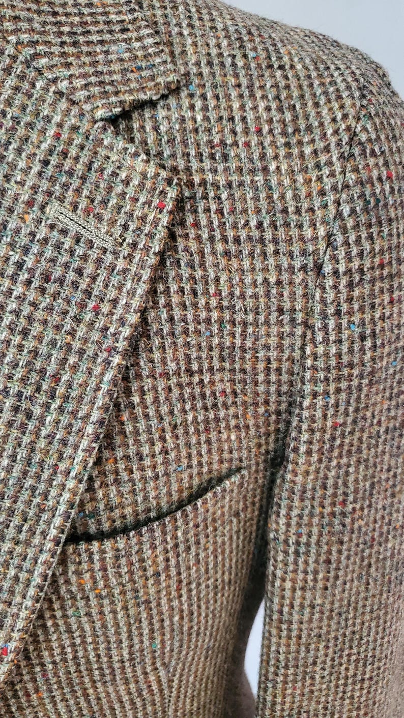 Vintage Barleycorn Tweed Sport Jacket/ Mens Size 42 Sport Coat/ Wool Tweed Suit Jacket/ Gift for ...