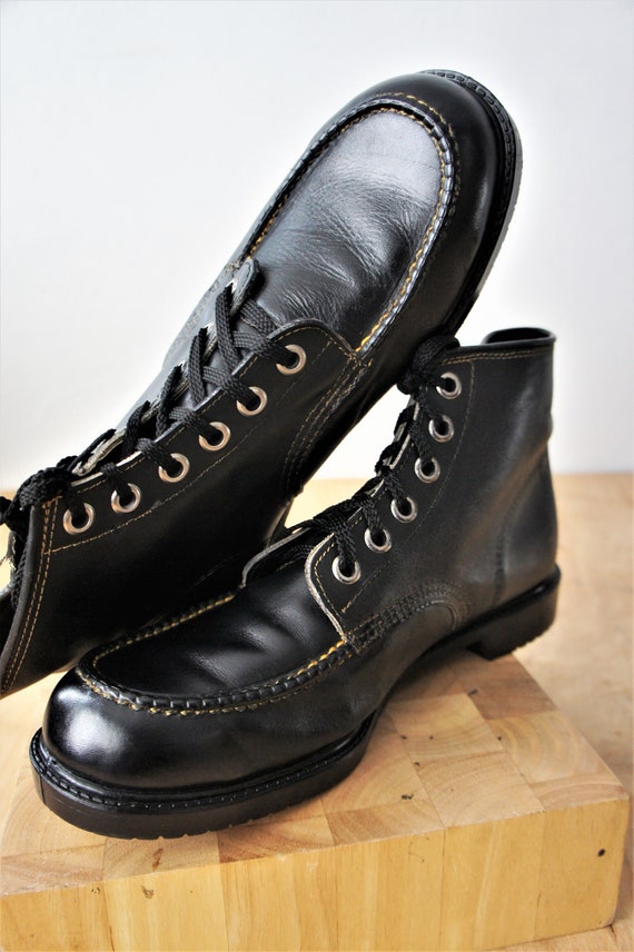 vintage 1960s work boots - Gem