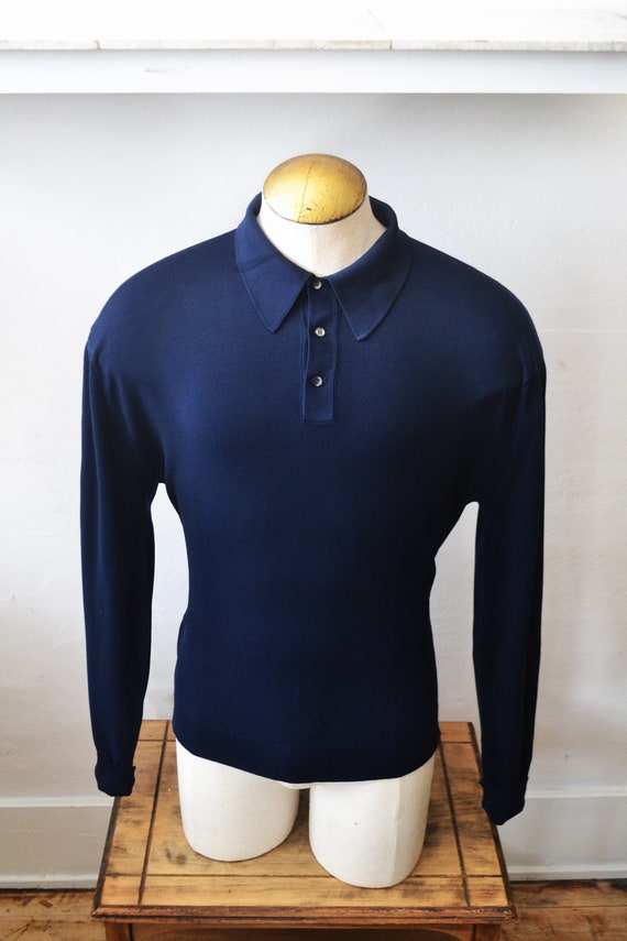 Vintage Ban-lon Long Sleeve Polo Sweater/ 60's Puritan - Etsy