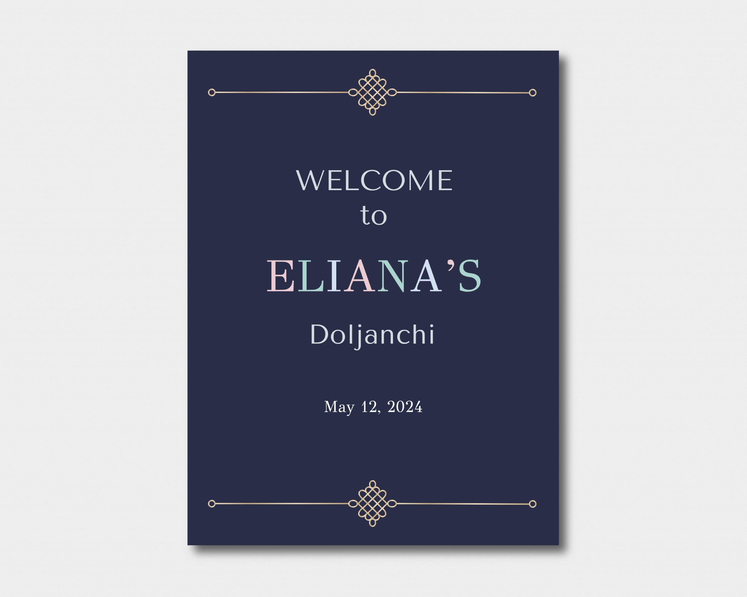 Birthday Welcome Sign, Korean First Birthday Welcome Sign, Doljanchi ...