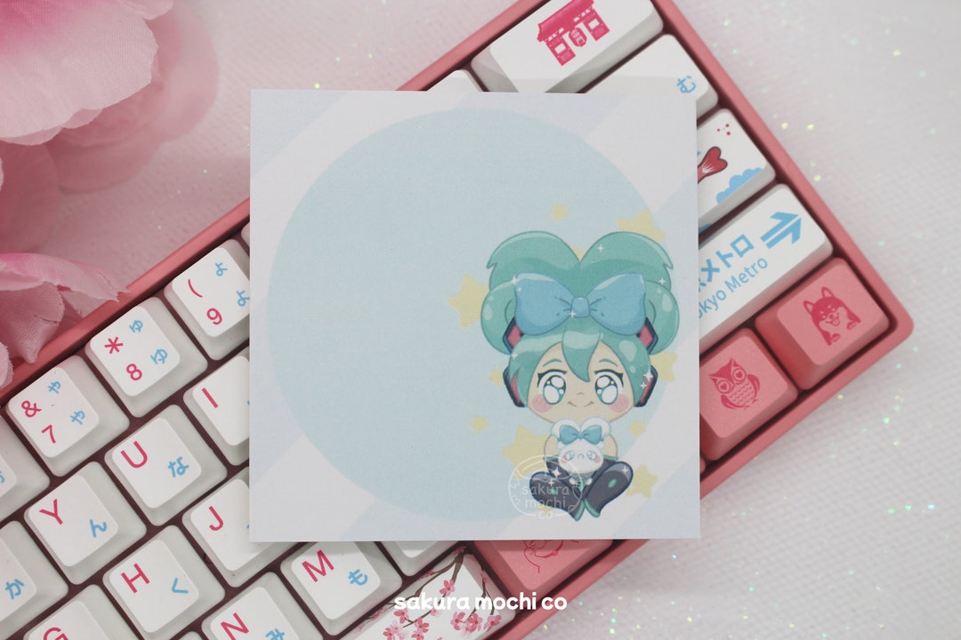 Miku Sticky Notes | Cute Adhesive Notes | Kawaii Notepads | Kawaii ...