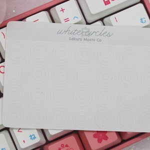 Rainbow Bujo Circle Sticker Sheets | Cute Colorful Mini Rings Sticker ...