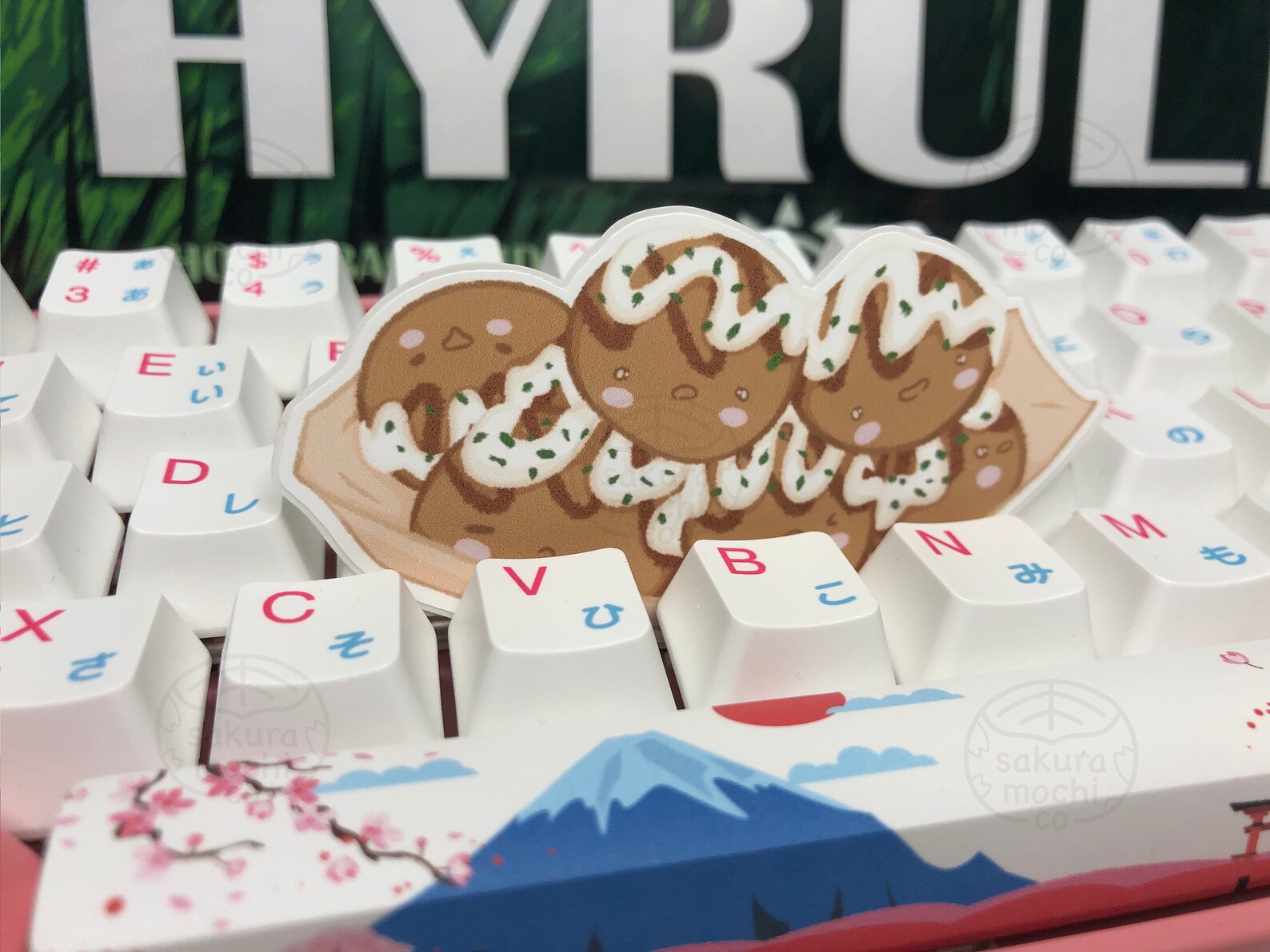 Takoyaki Sticker Japanese Food Sticker Cute Food Sticker | Etsy