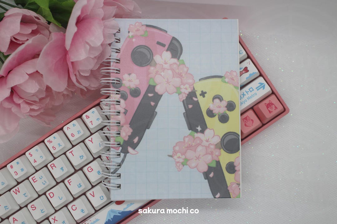 Floral Joycons Sticker Book | Video Game Sticker Collector Album ...