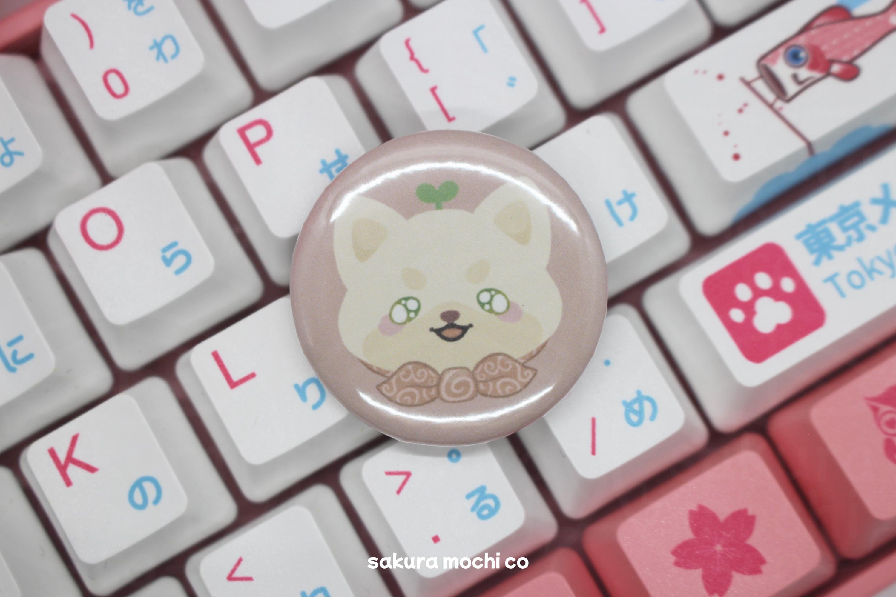 Shiba Inu Button | 1.25in Cute Japanese Dog Pinback Button Badge ...