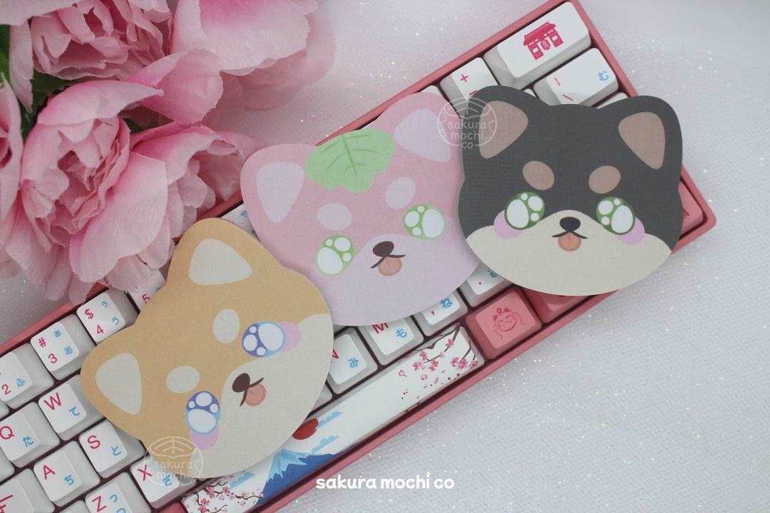 Shiba Inu Sticky Notes | Cute Memo Pads Set | Shibes | Kawaii Doge ...