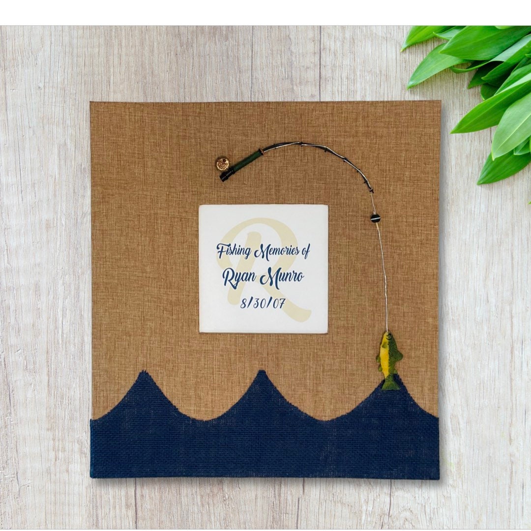 Fishing Photo Album - Holds 600, or 1000 4x6" Photos- Wedding ...