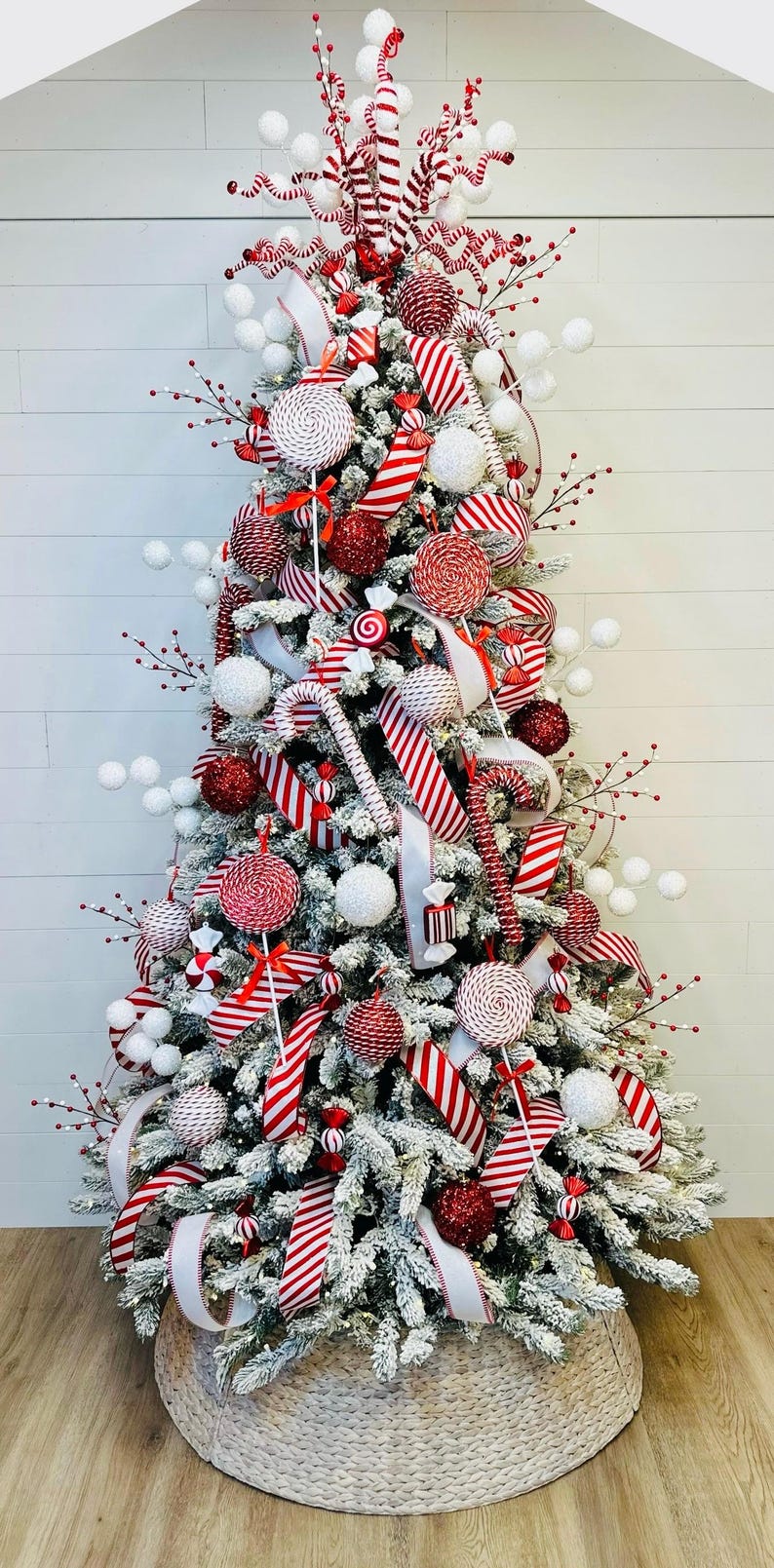 Peppermint Candy Christmas Tree Kit, Candy Christmas Tree, Tree ...
