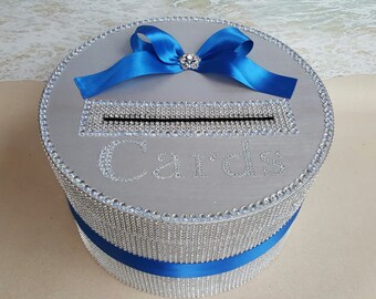 Silver Card Box | Etsy