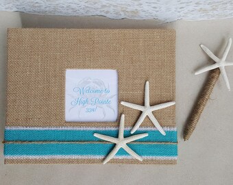 Starfish Guest Book | Etsy